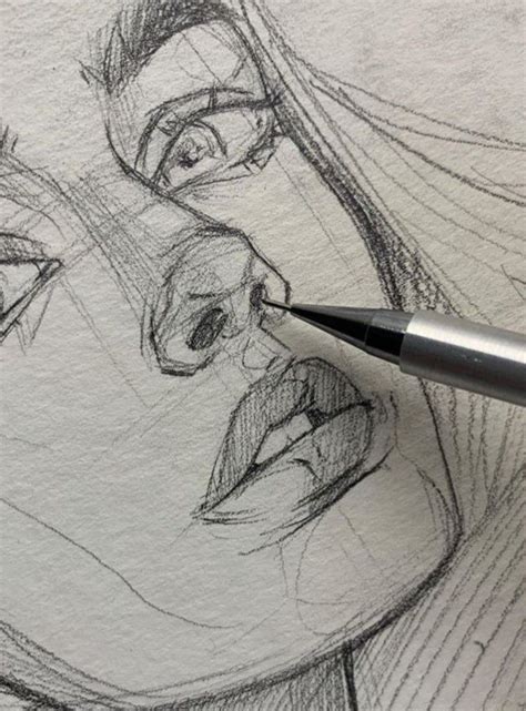 Живописный рисунок карандашом