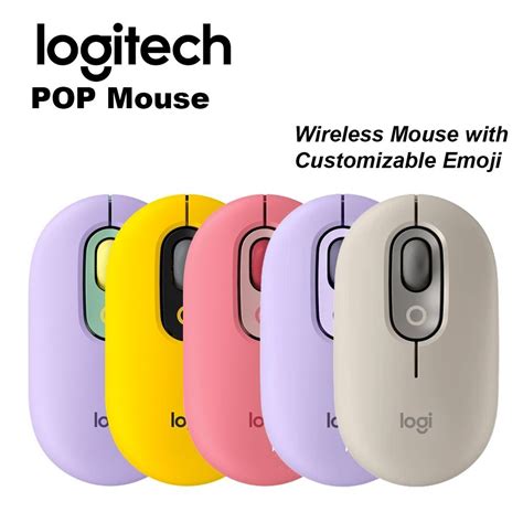 Logitech Pop Wireless Mouse Customizable Emojis NEW SEALED Computers Tech Parts