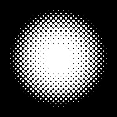 Circle Halftone Element Polka Dots Fade Circle Dots Gradient