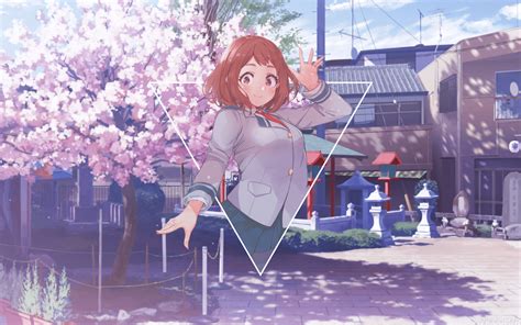 Anime Cherry Blossom Girl Wallpapers Top Free Anime Cherry Blossom