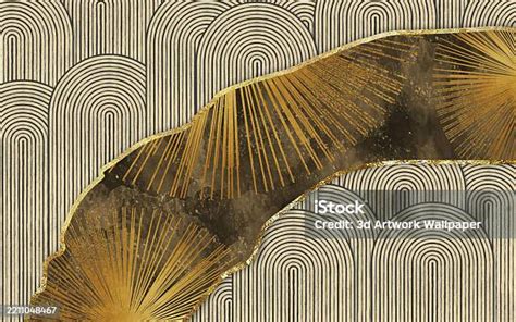 벽 장식을 위한 3d 추상 대리석 벽지 수지 정동석 및 추상 미술 기능성 수채화 정동석 그림 황금색 검은 색과 베이지 색 황금 패턴 배경 0명에 대한 스톡 사진 및 기타