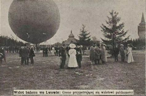 Перша повітряна куля у Львові Львов История