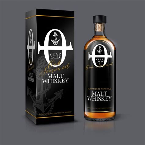 Free Whisky Packaging Mockup Psd