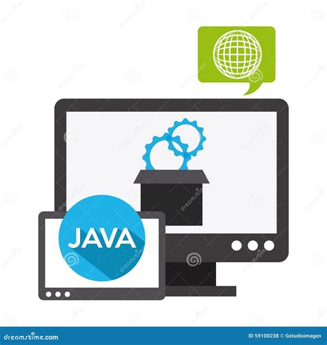 Programming Language Stock Vector Illustration Of Developer 59100238