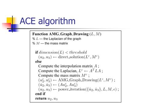 Ppt Acea Fast Multiscale Eigenvectors Computation For Drawing Huge Graphs Powerpoint