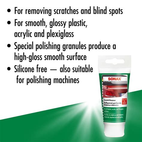 Scratch Remover For Plastic 75ml Sonax
