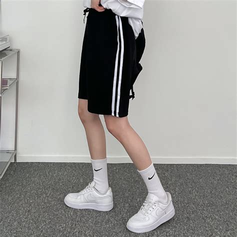 여름신상4부반바지 라인 2줄 반바지 4부바지 숏팬츠 두줄바지