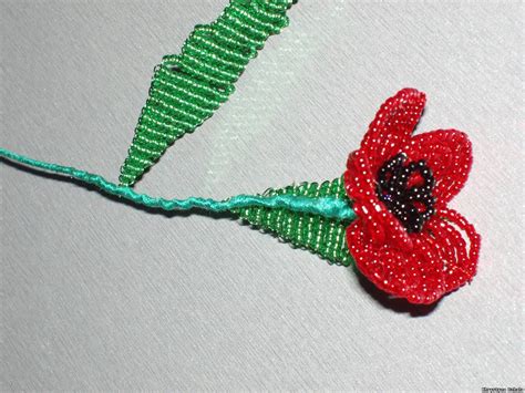 Мак Квіти Вироби з бісеру Каталог виробів Джала Христина