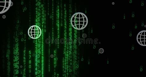 Binary Background Falling Number Stock Illustrations 838 Binary Background Falling Number