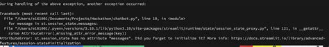 Ssion Not Initializing Using Streamlit Streamlit