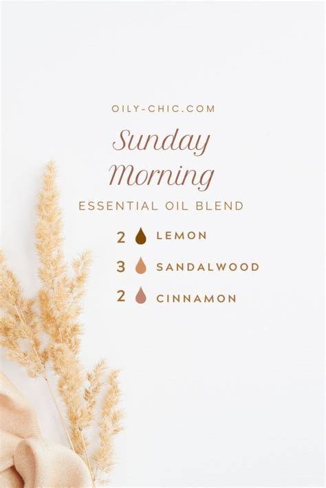 Cinnamon Essential Oil Blends Charts For Diffusing