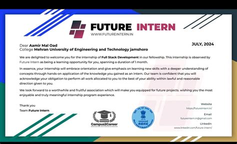 Aamir Raja On Linkedin Futureintern Internship Fullstackdevelopment Programming Frontend