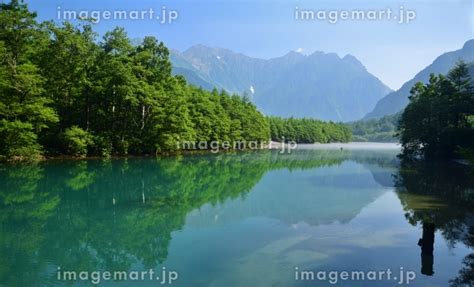 夏の上高地 大正池の写真素材 180329987 イメージマート