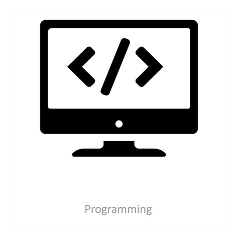 Premium Vector Programming And Coding Icon Concept