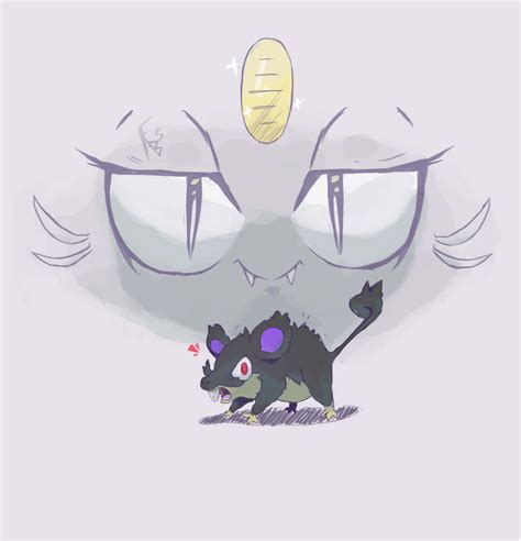 Download Pokemon Rattata With Yellow Electricity In A White Background