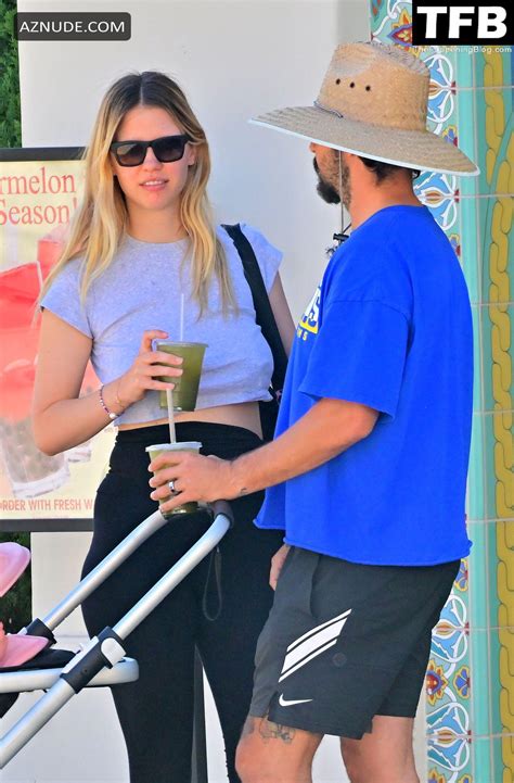 Mia Goth Sexy Seen Braless Flaunting Her Hot Figure Alongside Shia