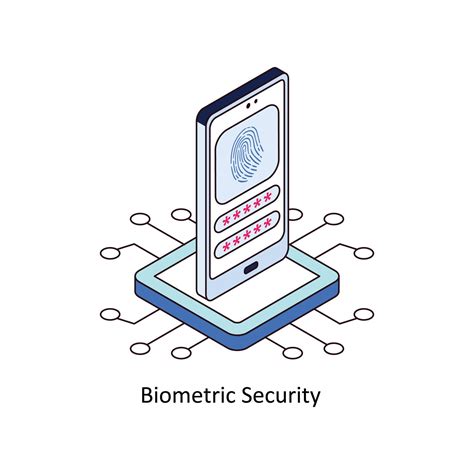 Biometric Security Vector Isometric Icons Simple Stock Illustration 21499786 Vector Art At Vecteezy
