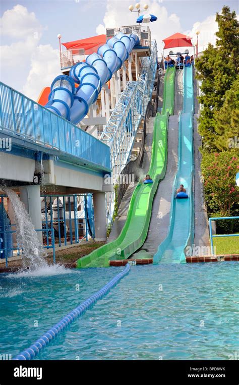 Six Flags Hurricane Harbor Slides