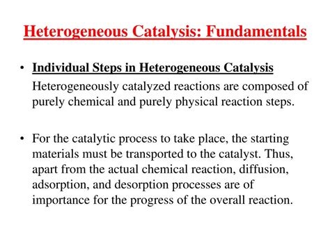 Ppt Heterogeneous Catalysis Powerpoint Presentation Free Download