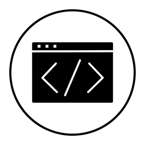 Premium Vector Web Coding Vector Illustration