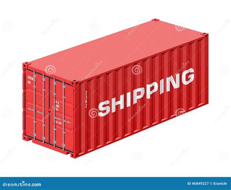 Shipping Container Stock Vector Illustration Of Commercial 46849227
