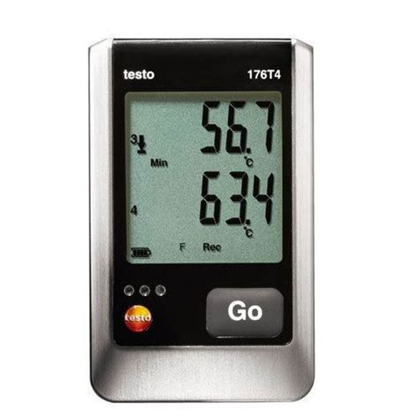 Portable Temperature Data Logger Channel For Industrial Model Name Number Testo T ID
