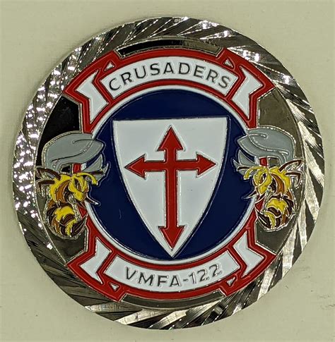 Marine Fighter Attack Squadron Vmfa 122 Crusader Marine Challenge Coin