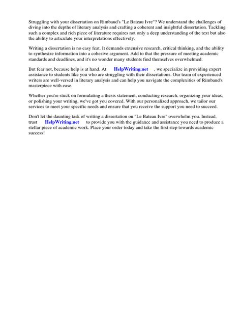 Dissertation Rimbaud Le Bateau Ivre Pdf Arthur Rimbaud Jacques Lacan