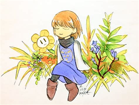 Flowey Flowey The Flower Chara Undertale персонажи Undertale