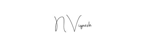 86 N Vignesh Name Signature Style Ideas Unique Online Autograph