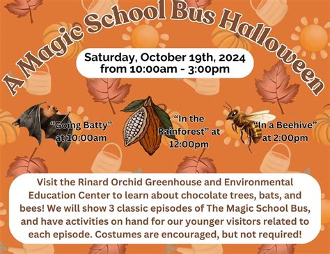 A Magic School Bus Halloween 2500 W University Avenue Ball State University Muncie In