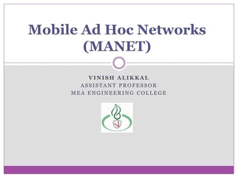 Mobile Ad Hoc Networks Manet Pdf