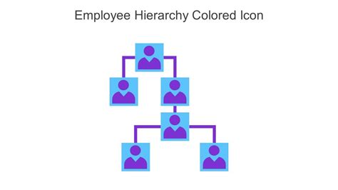 Employee Hierarchy Colored Icon In Powerpoint Pptx Png And Editable Eps Format Ppt Slide