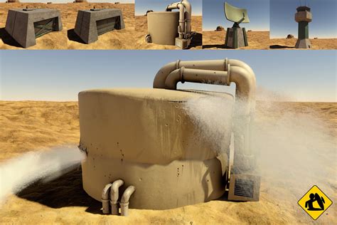 Mech Simulator Hd Graphics Buildings 3d Exterior Unity Asset Store