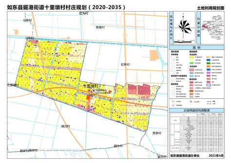 如东县掘港街道十里墩村村庄规划（2020 2035） 国土空间规划及区域规划