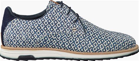 Blauwe Rehab Nette Schoenen Nolan Checker Omoda