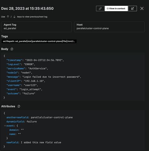 Edge Delta Log Transform Node Edge Delta Documentation