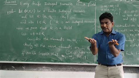 every finite integral domain is a field youtube