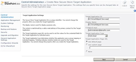 walkthrough create secure store target application