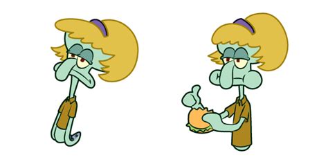 Spongebob Lady Squidward Cursor Custom Cursor
