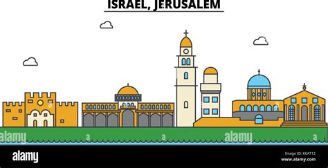 Israel Jerusalem City Skyline Architecture Buildings Streets