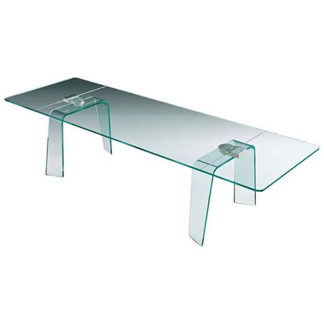 Fiam Big Wave Glass Table Wave Glass Modern Mirror Wall Glass Side