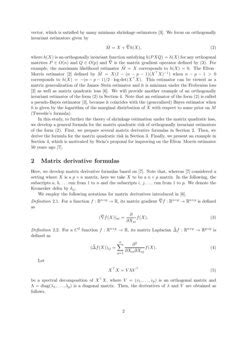 Matrix Quadratic Risk Of Orthogonally Invariant Estimators For A Normal Mean Matrix DeepAI