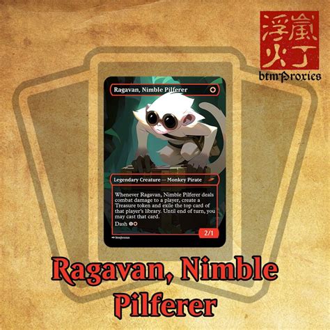 Mtg Ragavan Nimble Pilferer Proxy Etsy