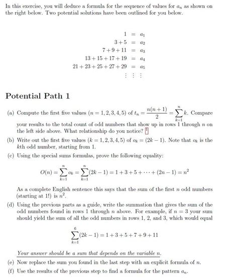 Solved In This Exercise You Will Deduce A Formula For The
