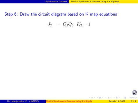 Mod 5 Synchronous Counter Using J K Flip Floppdf