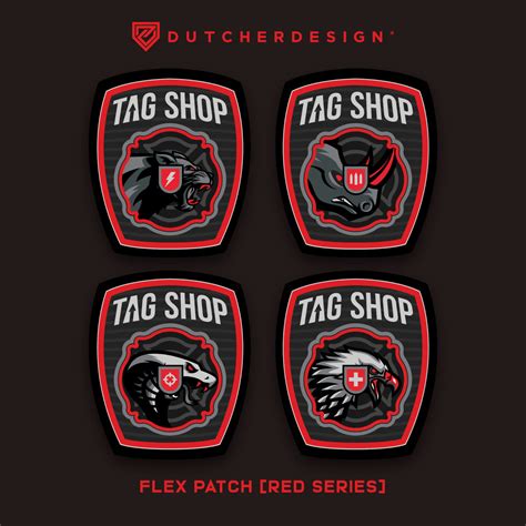 Flex Patch Rood Spaarkaart Tactical Airsoft Gear