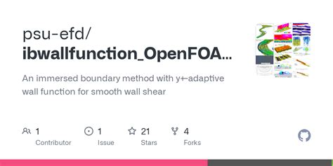 Github Psu Efdibwallfunctionopenfoam An Immersed Boundary Method