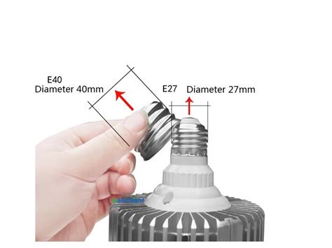 Led Bulb Lamp Socket E40 To E27 Converter E27 To E40 Lamp Adapter Lamp Holder Buy E40 To E27