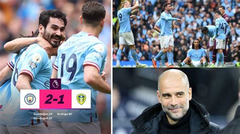 ဂန်ဒိုဂန် ဟက်ထရစ် မရခဲ့ပေမယ့် မန်စီးတီးတို့ လိဒ်စ်ကို အနိုင်ယူပြီး ၃ မ